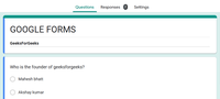 How To Print Google Forms Responses - GeeksforGeeks