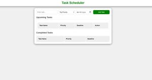 Task Scheduler using React - GeeksforGeeks
