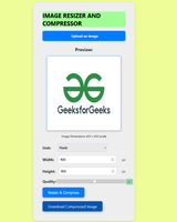 Create a Resize and Compress Images in HTML CSS & JavaScript ...