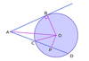 Tangent Secant Theorem - GeeksforGeeks
