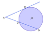 Tangent Secant Theorem - GeeksforGeeks