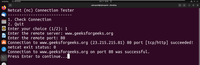 How to display nc return value in Linux shell script? - GeeksforGeeks