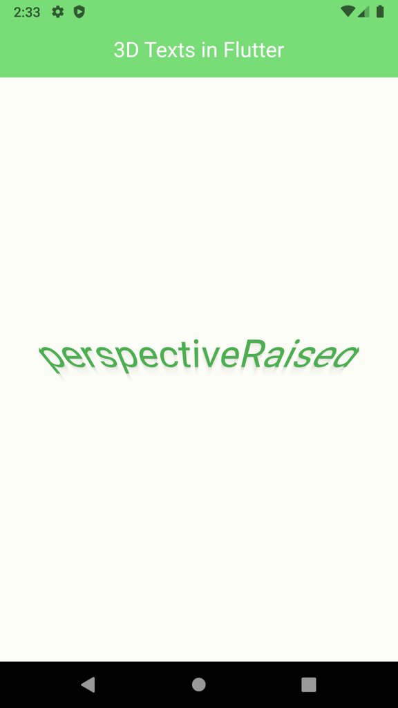 Flutter - Create 3D Text - GeeksforGeeks