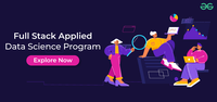 Full Stack Applied Data Science - Live Course By GeeksforGeeks - GeeksforGeeks