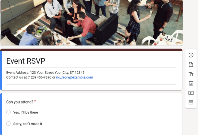 How to Create an RSVP Form on Google Forms - GeeksforGeeks