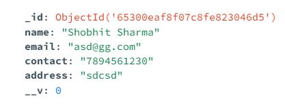 Address Book using MERN - GeeksforGeeks