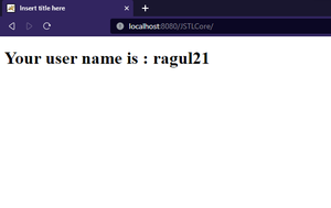 JSTL Core Tag - GeeksforGeeks