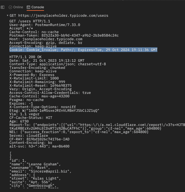 Cookies Manager in Postman - GeeksforGeeks