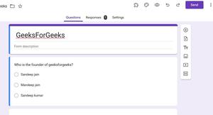How to Import a Quiz from Google Doc into Google Form - GeeksforGeeks