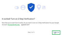 How to Set Up Two Factor Authentication in Gmail - GeeksforGeeks