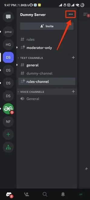 How To Transfer Server Ownership on Discord with Images - GeeksforGeeks