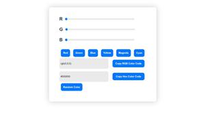 RGB Color Slider Using React js - GeeksforGeeks