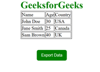 Create a Data Export and Import using HTML CSS and JavaScript ...