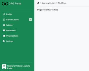How to create a Responsive Sidebar in Bootstrap? - GeeksforGeeks