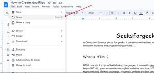 DOC File Format | .doc Extension - GeeksforGeeks