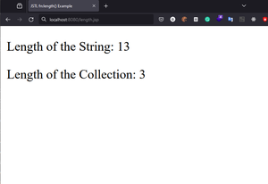 JSTL fn:length() Function - GeeksforGeeks