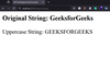 JSTL fn:toUpperCase() Function - GeeksforGeeks