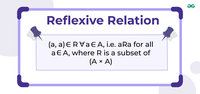 Reflexive Relations in Mathematics - GeeksforGeeks