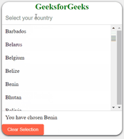 Create A Custom Select Menu with Search Box using HTML CSS and ...