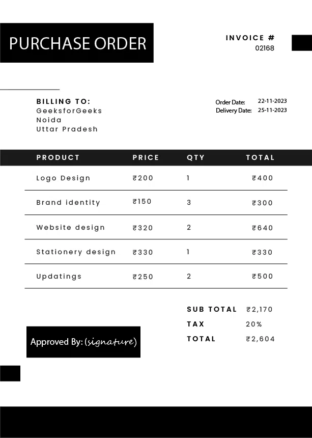 Purchase Order PO Full Form Format Types And Importance Purchase Order PO Full Form Format Types And Importance