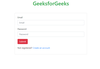 Bootstrap Login Form - GeeksforGeeks