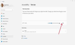 How to Change Font Size on Windows 11? - GeeksforGeeks