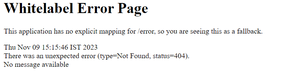 Spring Boot - Customize Whitelabel Error Page - GeeksforGeeks