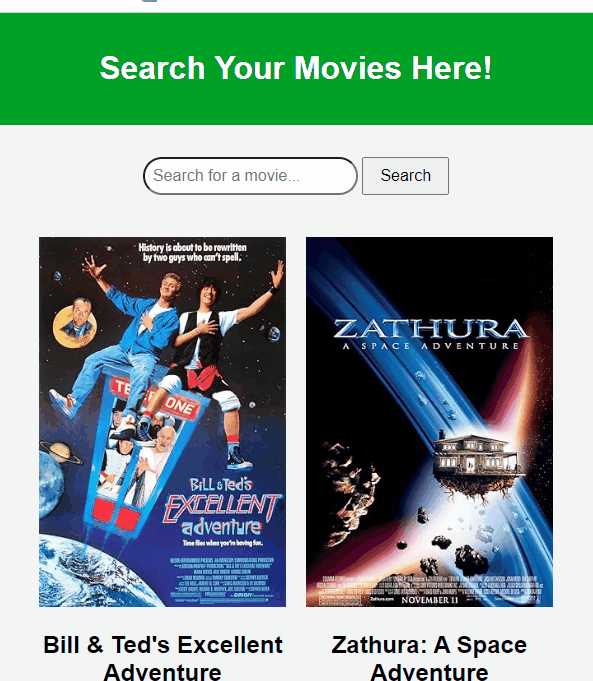 Movie Search Application using JavaScript - GeeksforGeeks