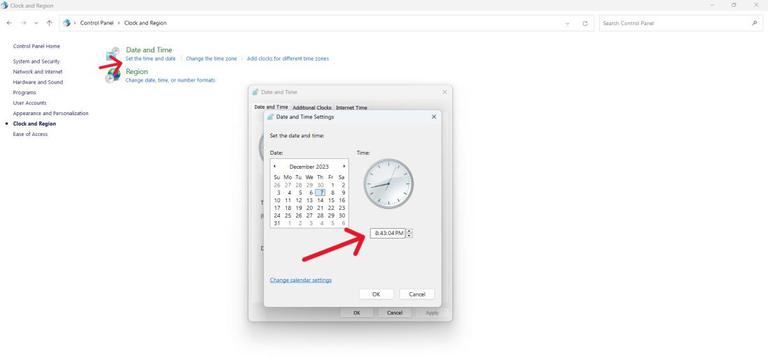 How to Change the Time in Windows 11? - GeeksforGeeks