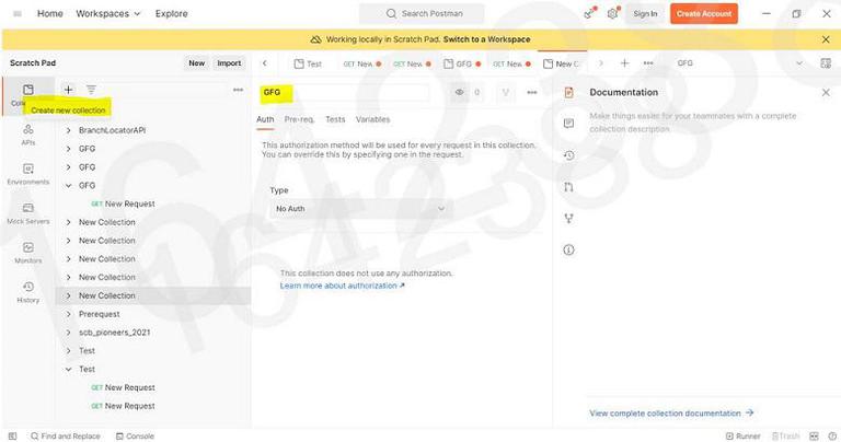 What are collections in Postman, and how to use them? - GeeksforGeeks