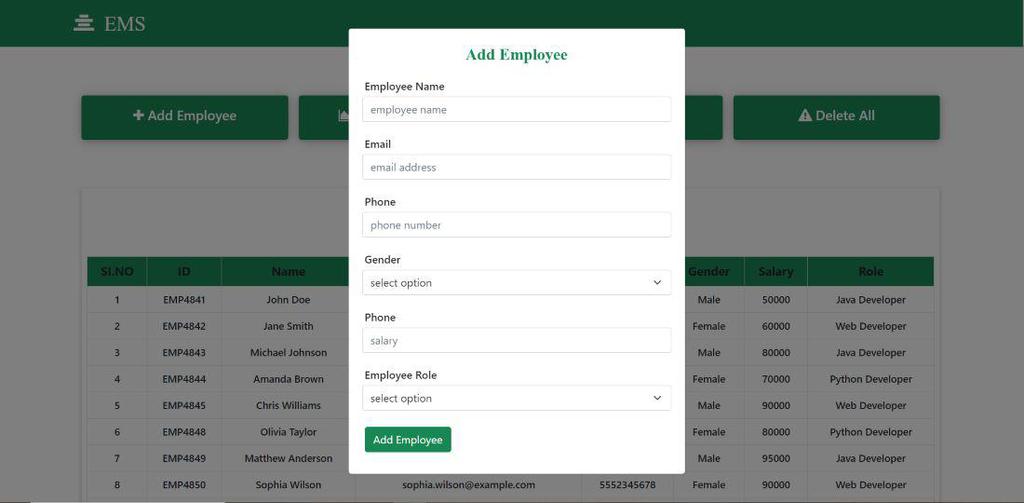 Employee Management System Project using Spring Boot - GeeksforGeeks