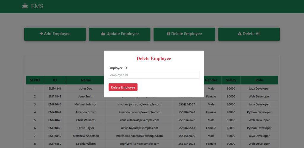 Employee Management System Project using Spring Boot - GeeksforGeeks