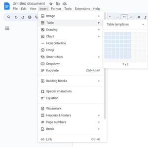 How to Make a Calendar in Google Docs - GeeksforGeeks
