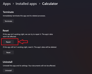 How to Fix the Calculator App Not Working in Windows? - GeeksforGeeks