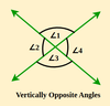 Vertically Opposite Angles - GeeksforGeeks