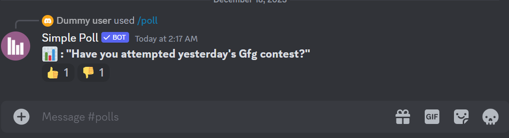 How to Create a Poll in Discord - GeeksforGeeks