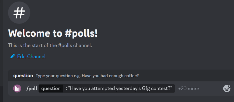 How to Create a Poll in Discord - GeeksforGeeks