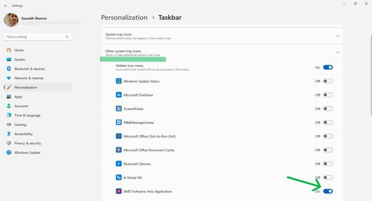 How to Show All Icons in System Tray on Windows 11 - GeeksforGeeks