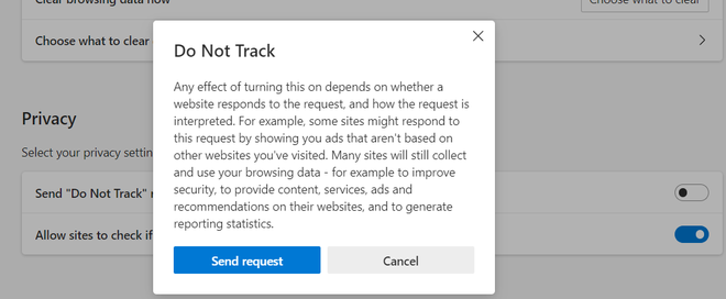 How to enable or disable Do Not Track in Microsoft Edge Browser ...