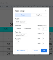 How to Make a Calendar in Google Docs - GeeksforGeeks