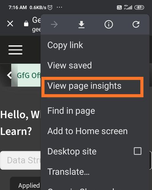 Features only available in Google Chrome Mobile - GeeksforGeeks