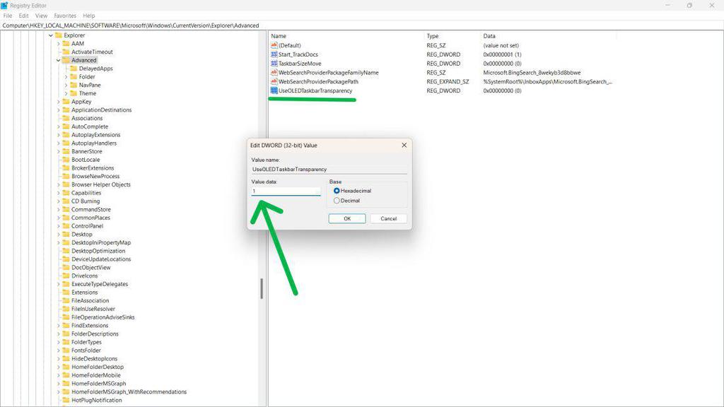 How to Make the Taskbar Transparent in Windows 11/10 - GeeksforGeeks