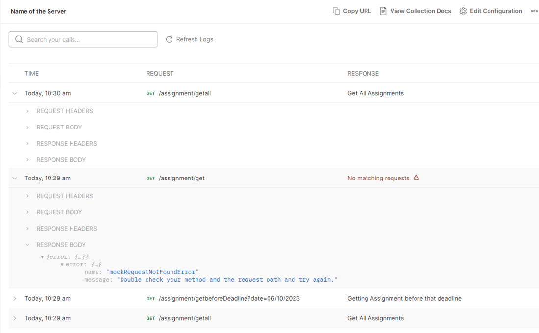 Postman - Mock Server - GeeksforGeeks