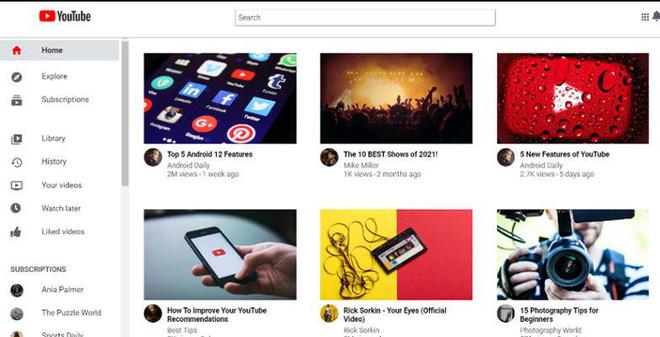 Design a YouTube Clone using HTML and CSS - GeeksforGeeks