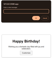 Creating a Personalized Greeting Card with HTML CSS and JavaScript - GeeksforGeeks