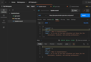 How to send different types of requests (GET, POST, PUT, DELETE) in ...