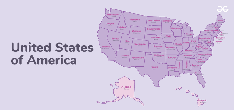 US State Capitals List | GeeksforGeeks
