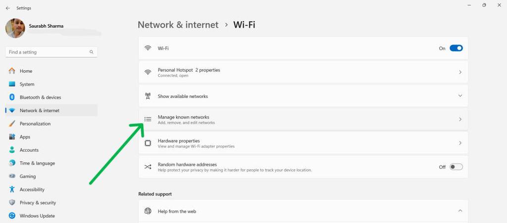 How to Forget a Network in Windows 11