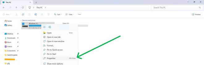 How To Change a Drive Name on Windows 11? - GeeksforGeeks
