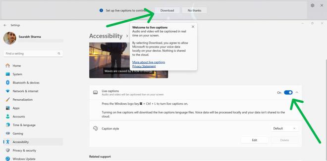 How to Use Live Captions on Windows 11? - GeeksforGeeks